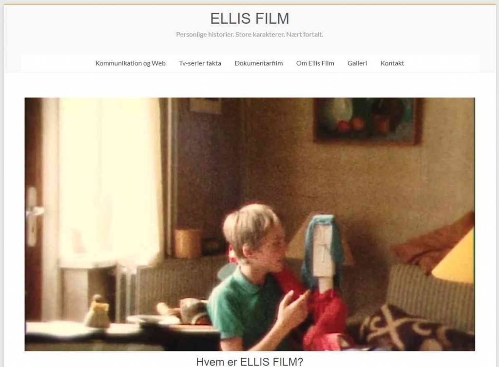 Velkommen til ELLIS FILM - Dit Online Visitkort